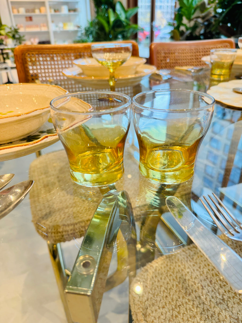 Vintage Libbey Ombre' Yellow Stem Glasses – Jungle & Loom