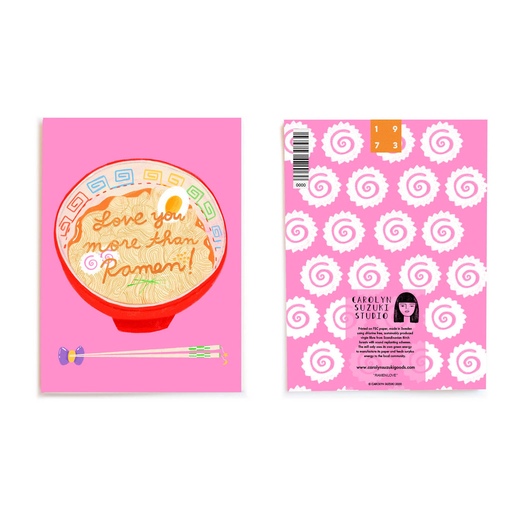Ramen Love Card – Jungle & Loom